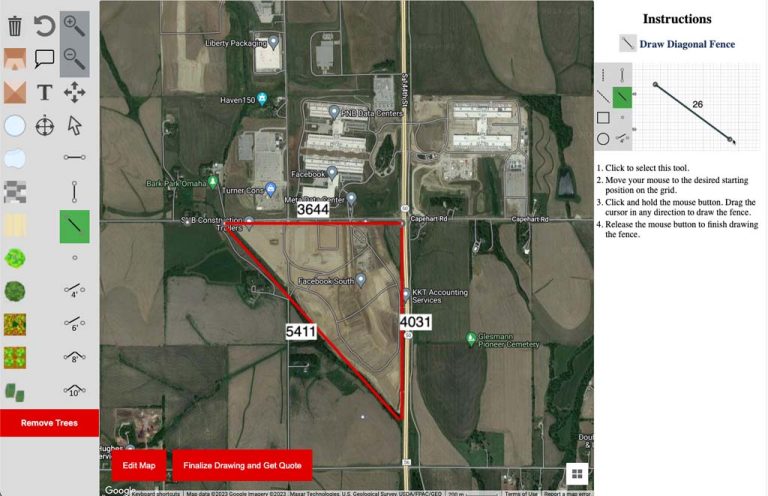 Layout Fence Tool Service 1 - American Fence Rental Company